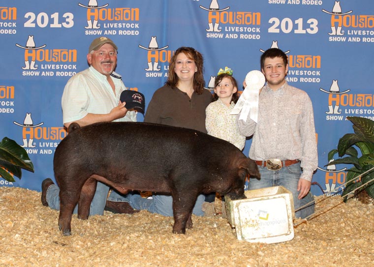 Champion Show Pigs 2013 - Harman Farms
