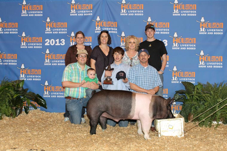 Champion Show Pigs 2013 - Harman Farms